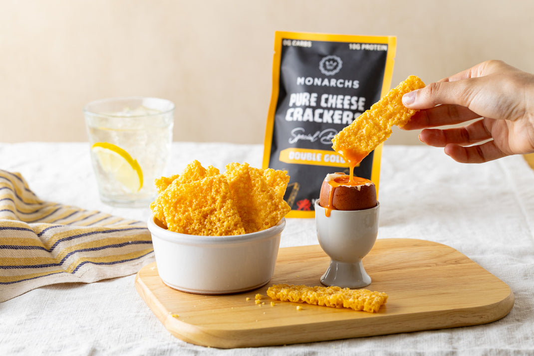 Monarchs Pure Cheese Crackers: Carb Free Keto Snacks – Monarchs Crackers