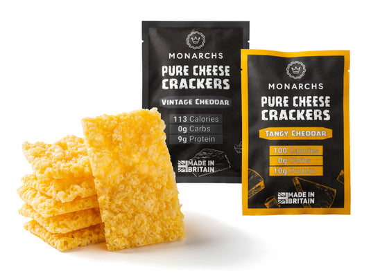Monarchs Pure Cheese Crackers: Carb Free Keto Snacks – Monarchs Crackers
