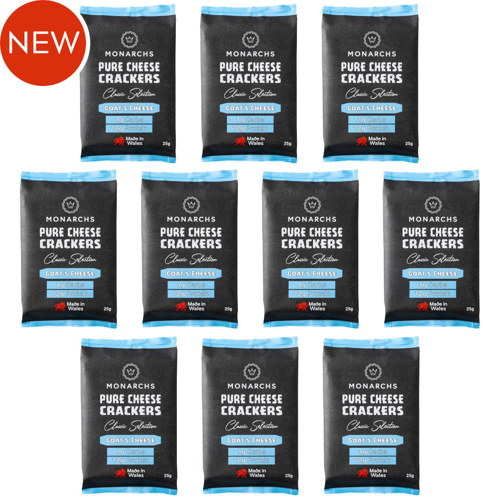 Monarchs Pure Cheese Crackers: Carb Free Keto Snacks – Monarchs Crackers