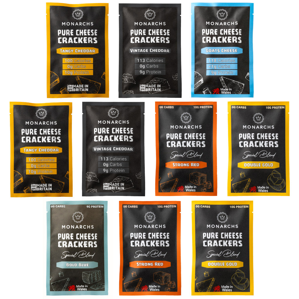 Pure Cheese Crackers – Monarchs Crackers