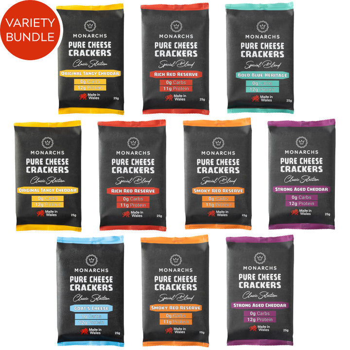 Monarchs Pure Cheese Crackers: Carb Free Keto Snacks – Monarchs Crackers