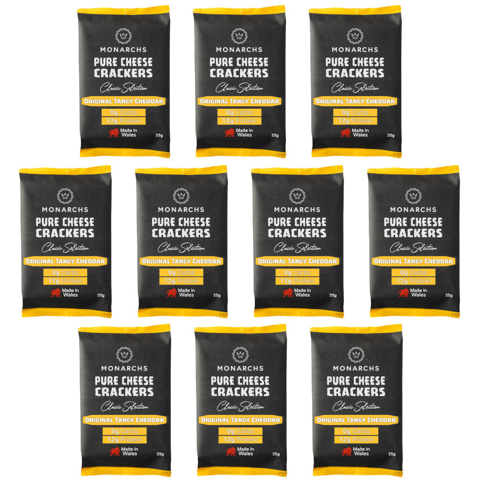Monarchs Pure Cheese Crackers: Carb Free Keto Snacks – Monarchs Crackers