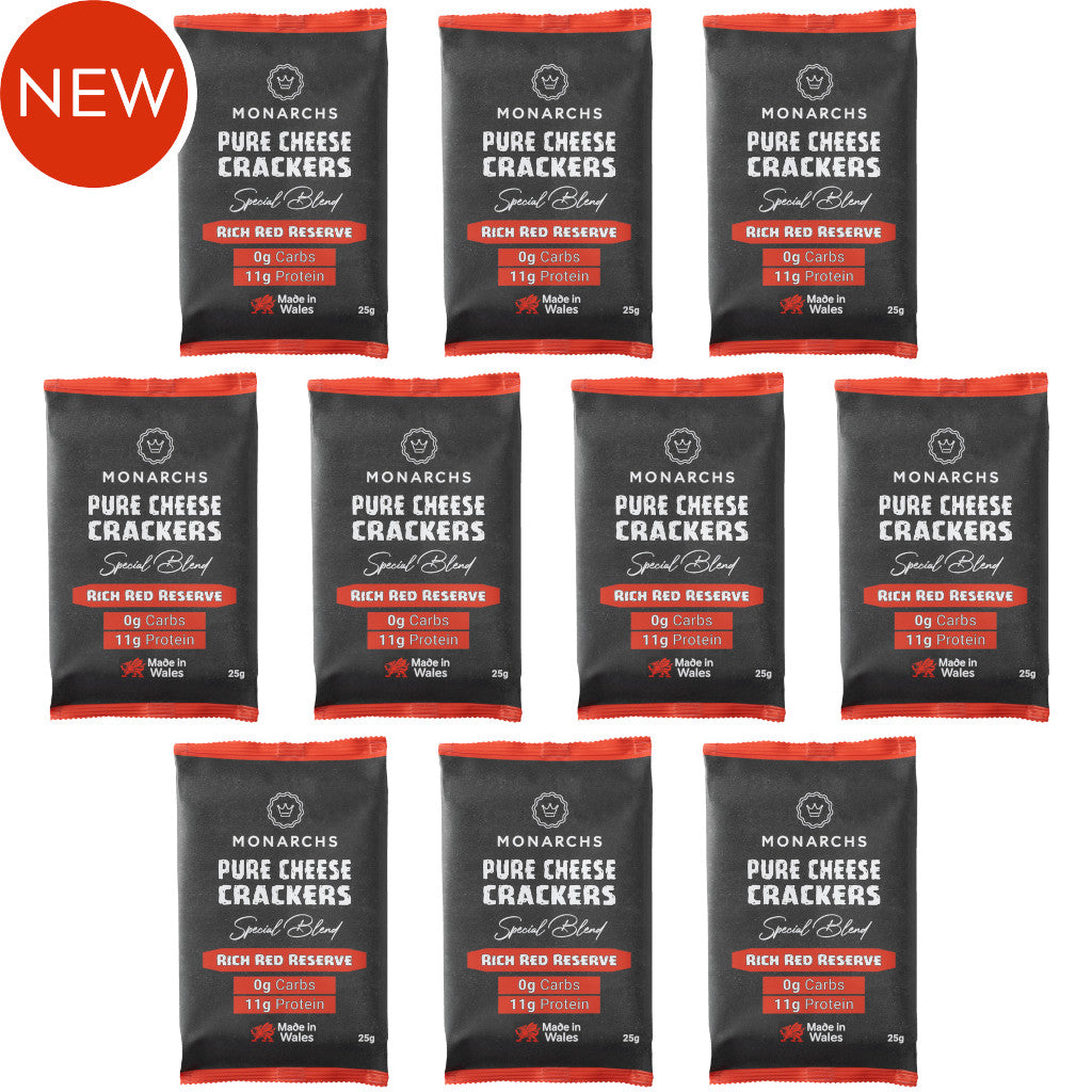 Monarchs Pure Cheese Crackers: Carb Free Keto Snacks – Monarchs Crackers