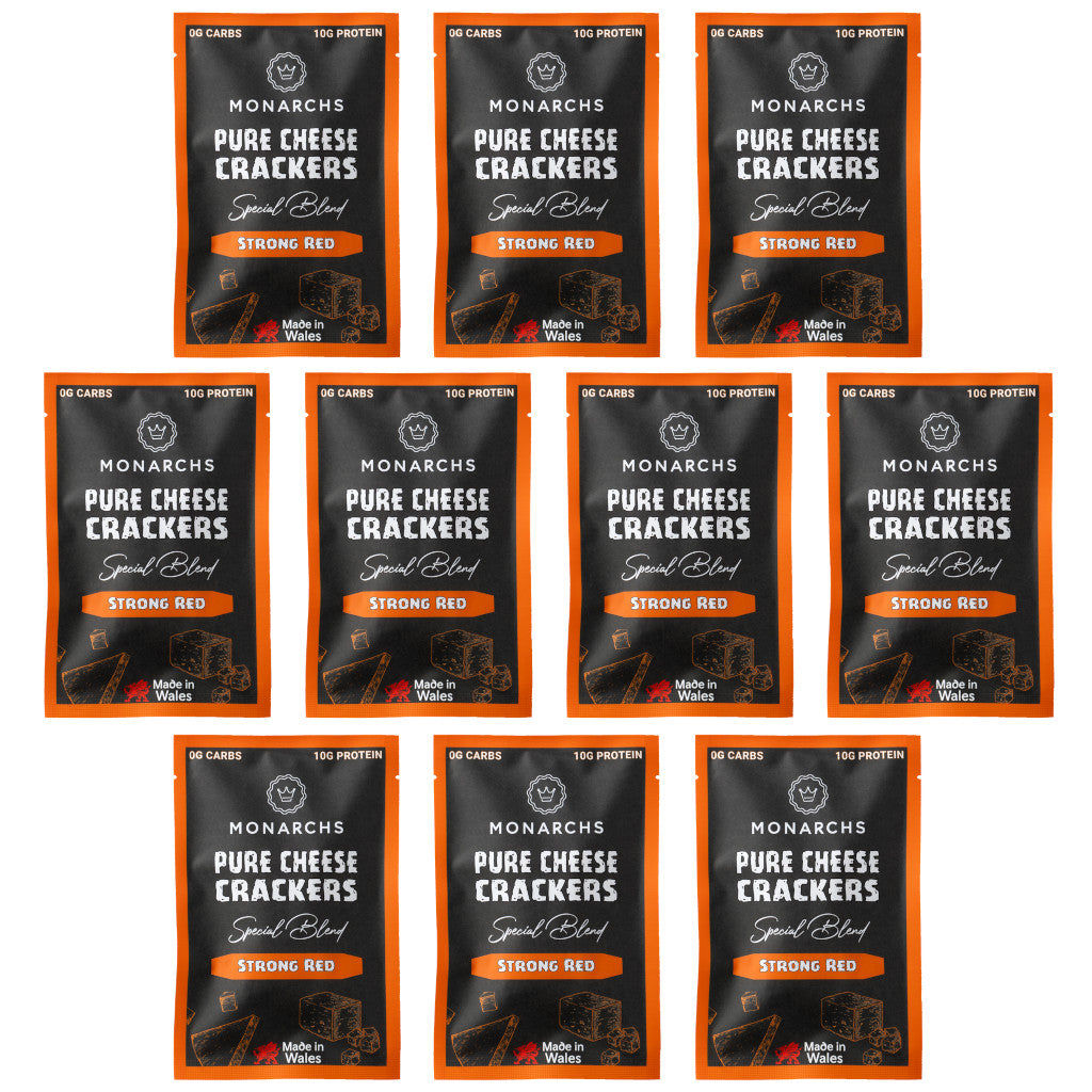 Monarchs Pure Cheese Crackers: Carb Free Keto Snacks – Monarchs Crackers